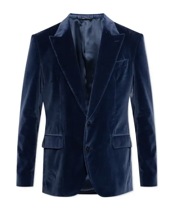 Dolce & Gabbana Dolce Gabbana Single-breasted Velvet Blazer