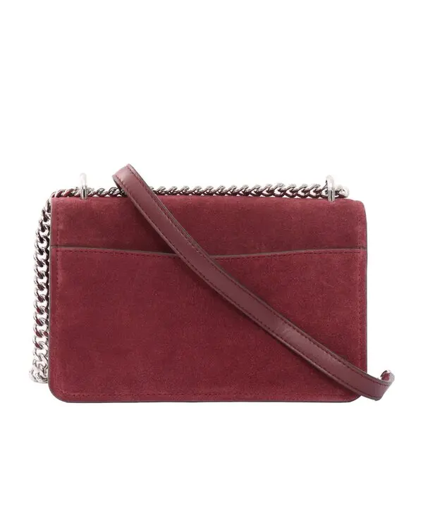 Michael Kors Suede Shoulder Bag - Red