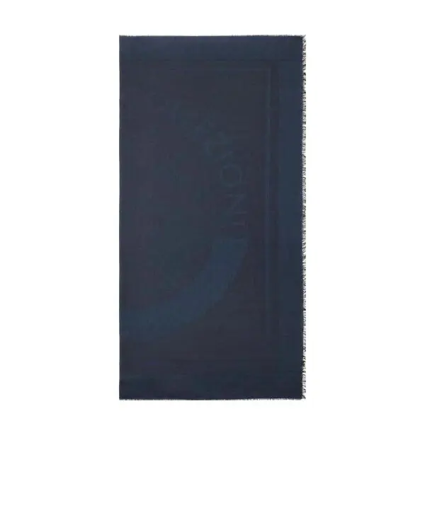 Emporio Armani Logo Scarf - Black