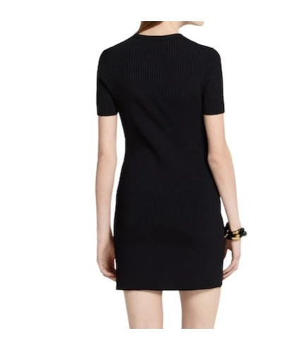 Gucci Logo Intarsia Short-sleeve Dress