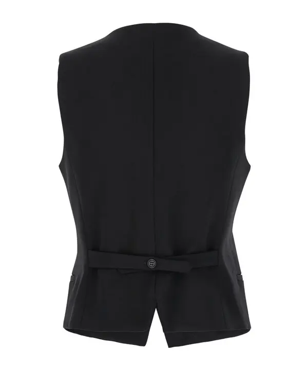 P.a.r.o.s.h Single-breasted Waistcoat - Black