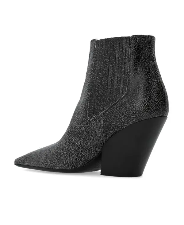 Casadei Anastasia High Heel Square Toe Ankle Boots