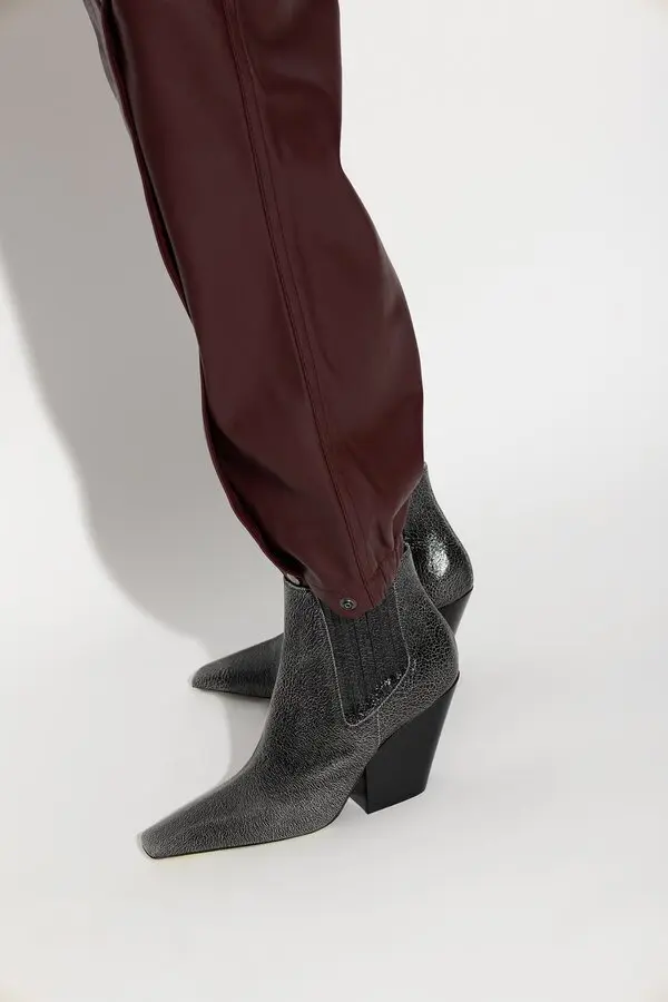 Casadei Anastasia High Heel Square Toe Ankle Boots