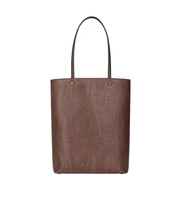 Etro Arnica Tote Bag With Clutch - Brown