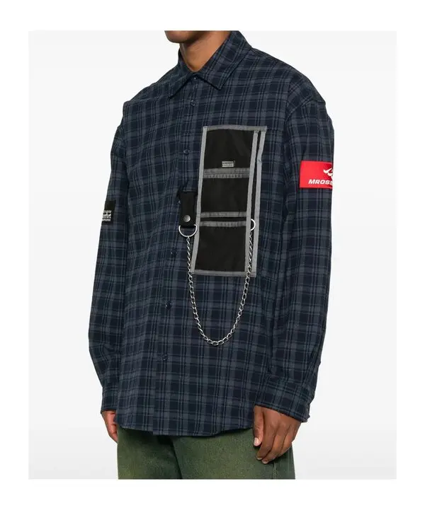 Martine Rose Checked Long-sleeved Shirt