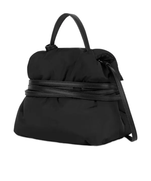 Moschino Tie Me Tote Bag - Black