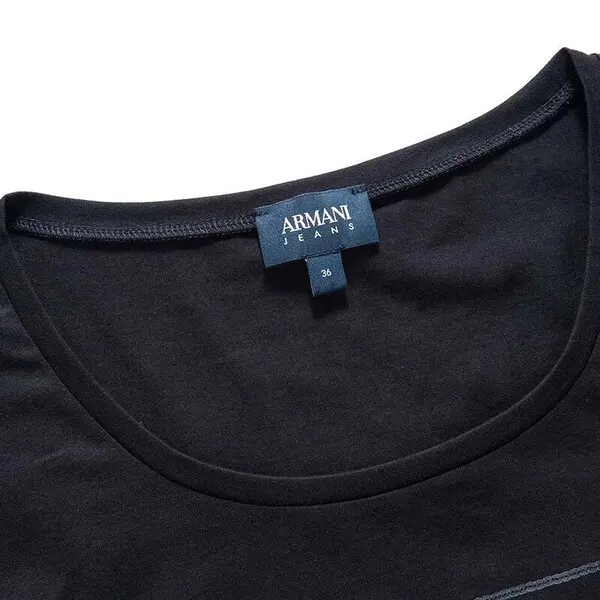 Emporio Armani Embellished Logo Long Sleeve T-shirt