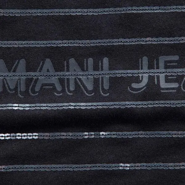 Emporio Armani Embellished Logo Long Sleeve T-shirt