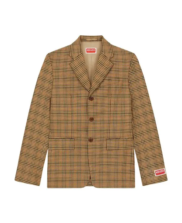 Kenzo Checked Suit Jacket