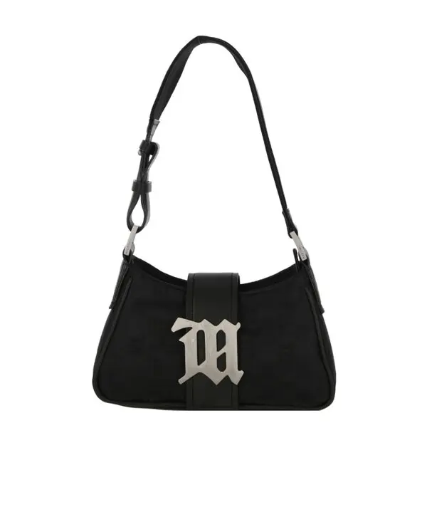 MISBHV Monogram Shoulder Bag - Black