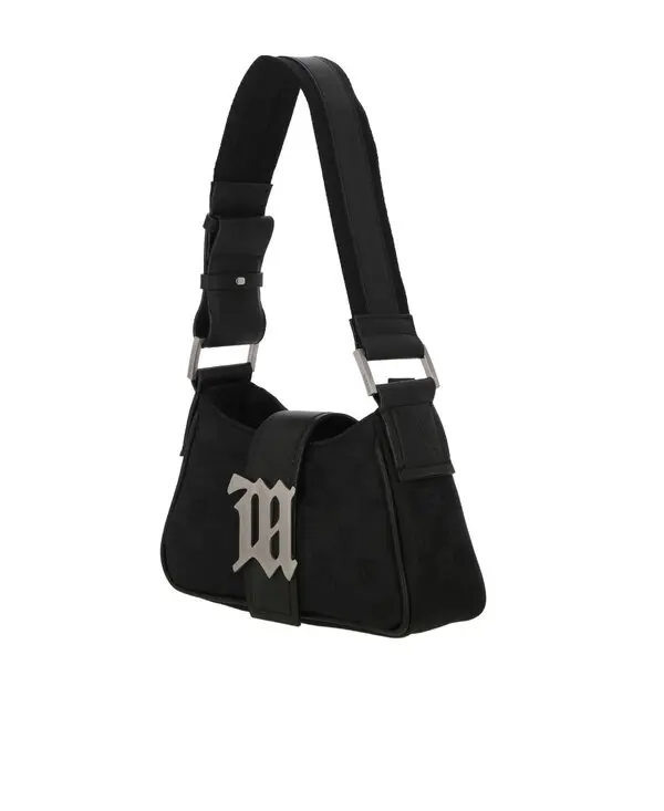 MISBHV Monogram Shoulder Bag - Black