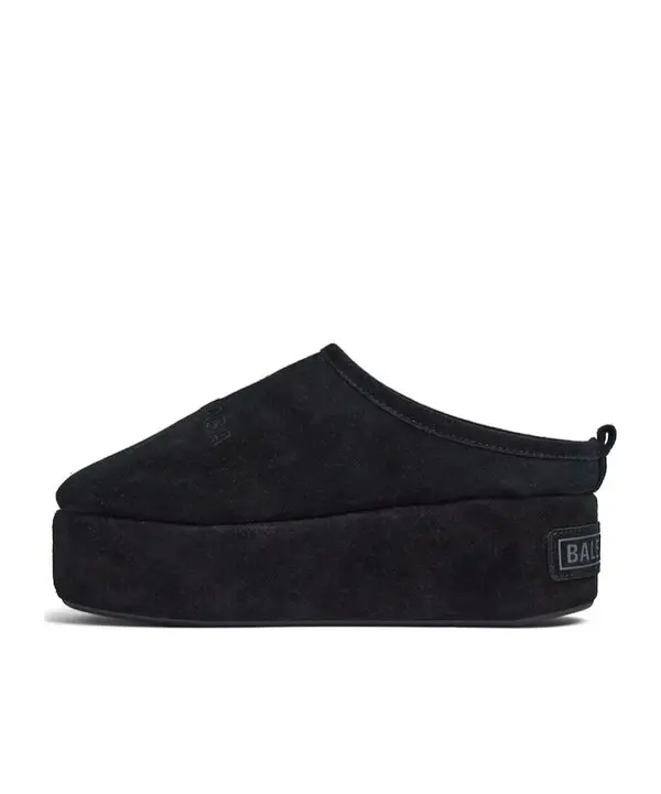 Balenciaga Alaska Soft Platform Mules - Black