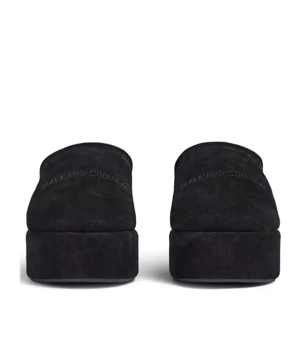 Balenciaga Alaska Soft Platform Mules - Black