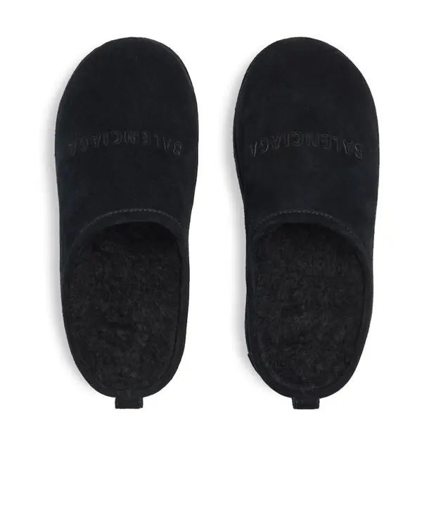 Balenciaga Alaska Soft Platform Mules - Black