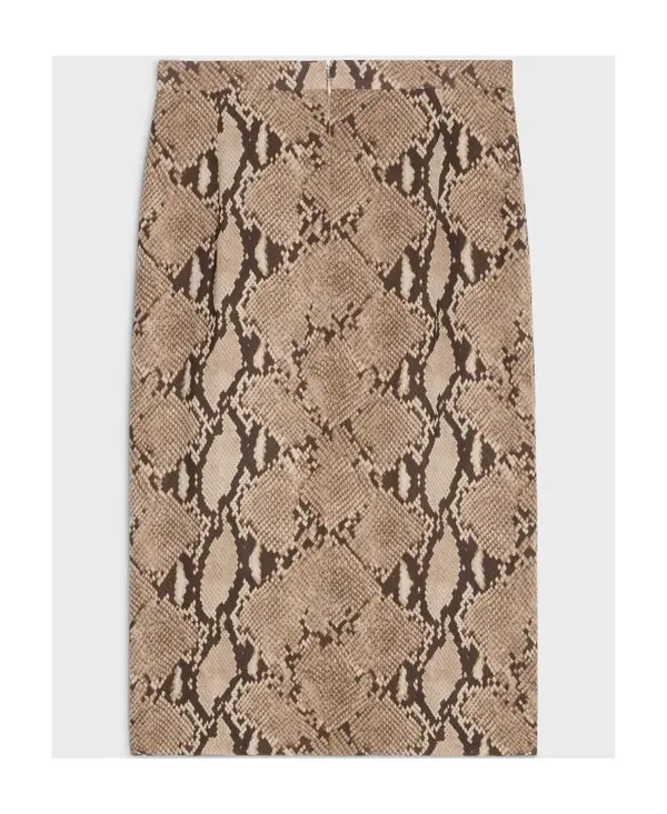 Celine Draped Skirt In Silk Georgette