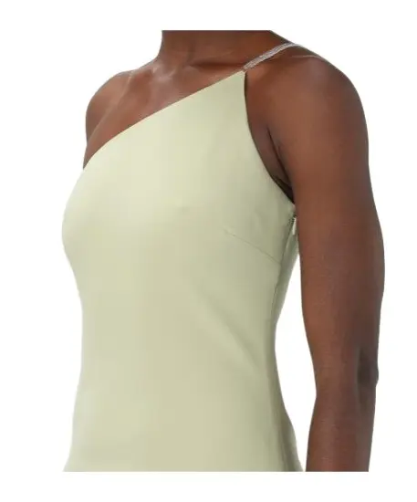 Staud Elodie One-shoulder Maxi Dress - Nude
