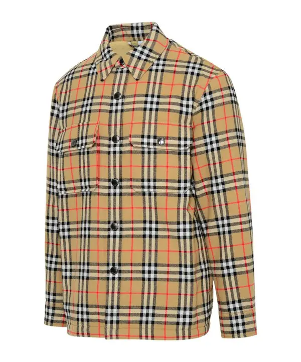 Burberry Checked Shirt Jacket