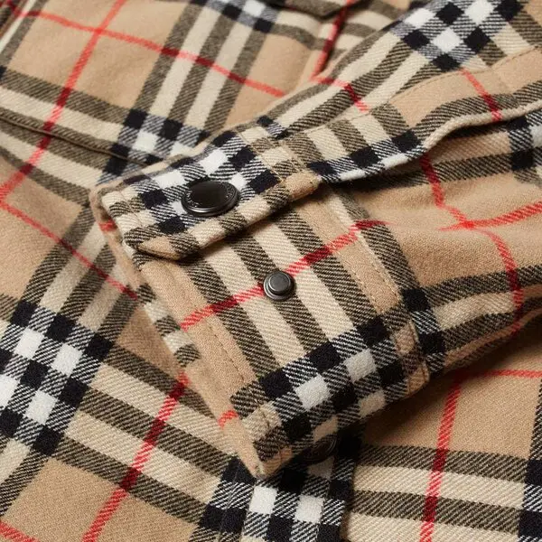 Burberry Checked Shirt Jacket