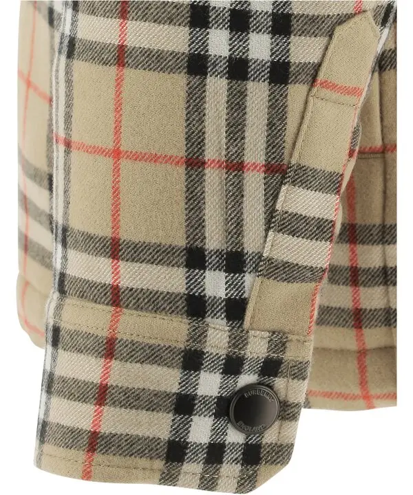 Burberry Checked Shirt Jacket