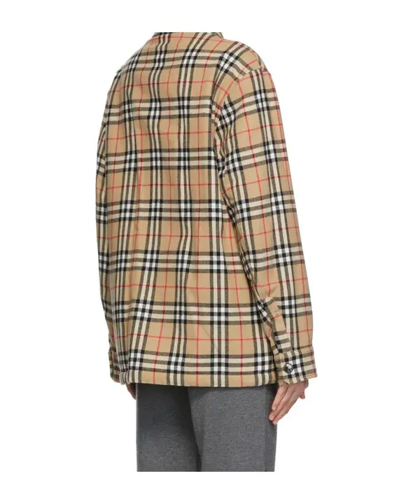 Burberry Checked Shirt Jacket