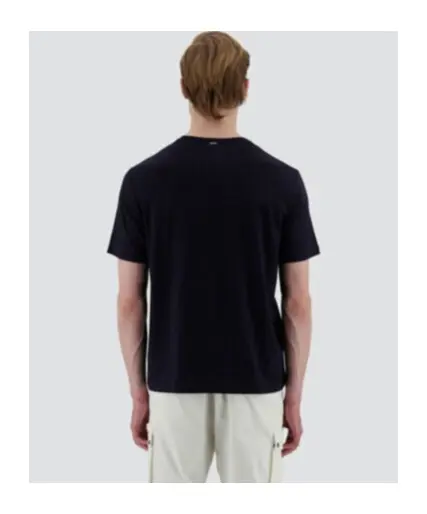 Herno Short-sleeved Crewneck Knitted T-shirt - Black