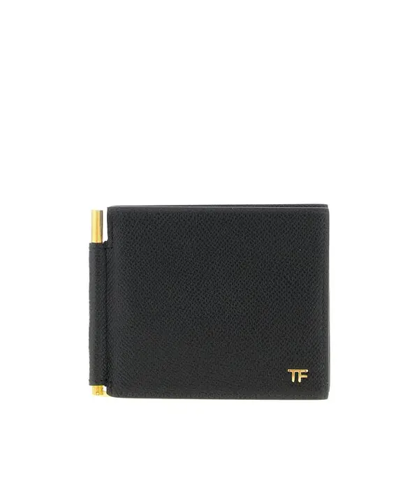 TOM FORD Logo Card Holder - Black