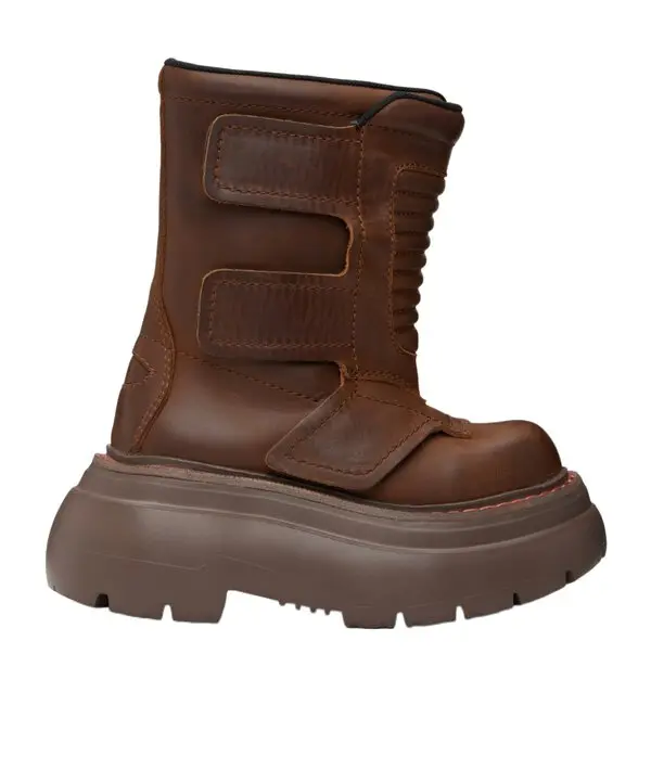 R13 Chunky Racing Ankle Boots