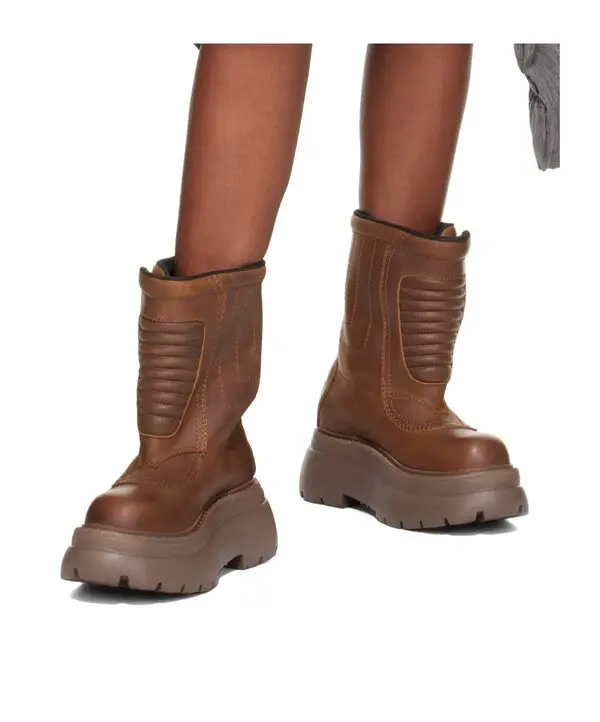 R13 Chunky Racing Ankle Boots