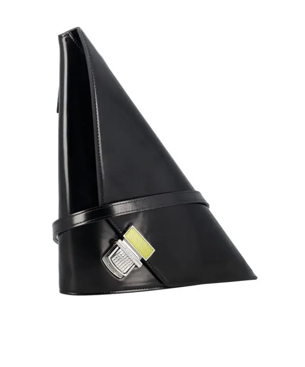 MSGM Triangle-shape Clutch Bag