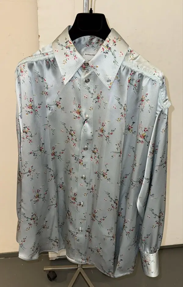 Bottega Veneta Long Sleeve Shirt With Lapel Collar