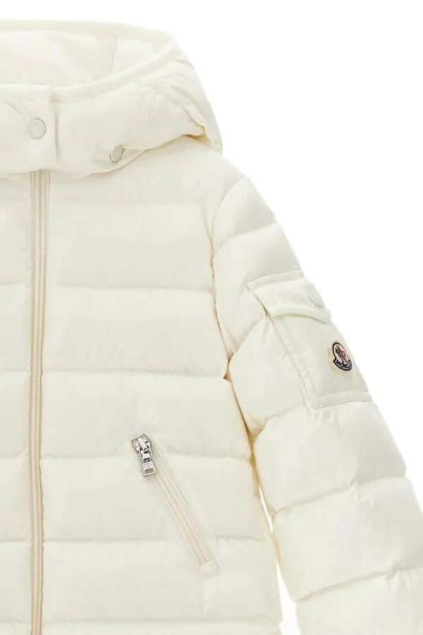 Moncler Bady Hooded Down Jacket - White