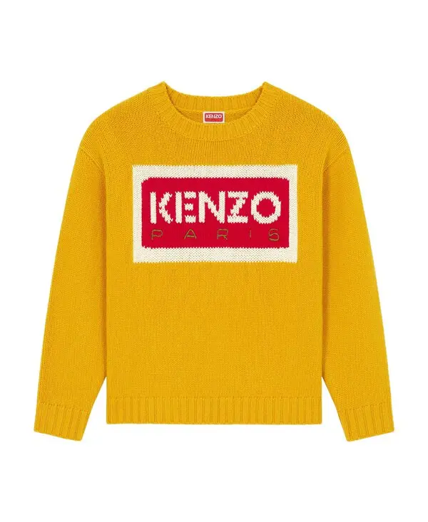 Kenzo Logo Intarsia Crewneck Jumper