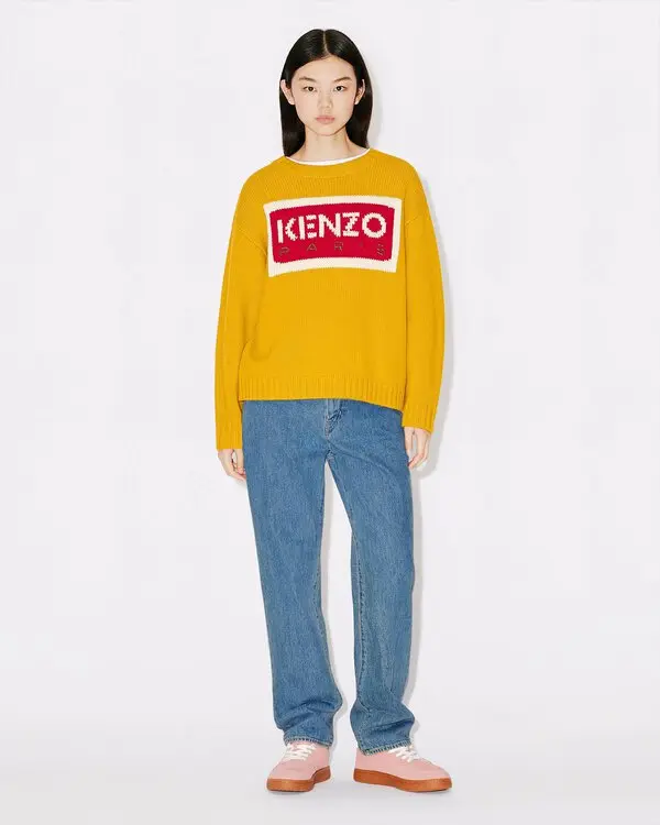 Kenzo Logo Intarsia Crewneck Jumper