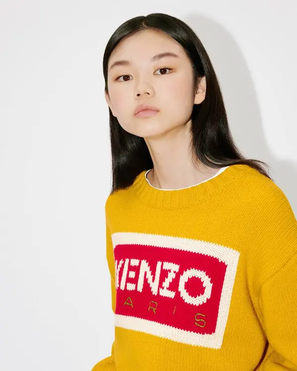 Kenzo Logo Intarsia Crewneck Jumper