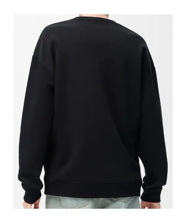 Loewe Logo Embroidered Crewneck Sweatshirt - Black