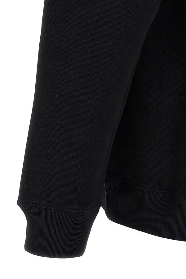 Loewe Logo Embroidered Crewneck Sweatshirt - Black