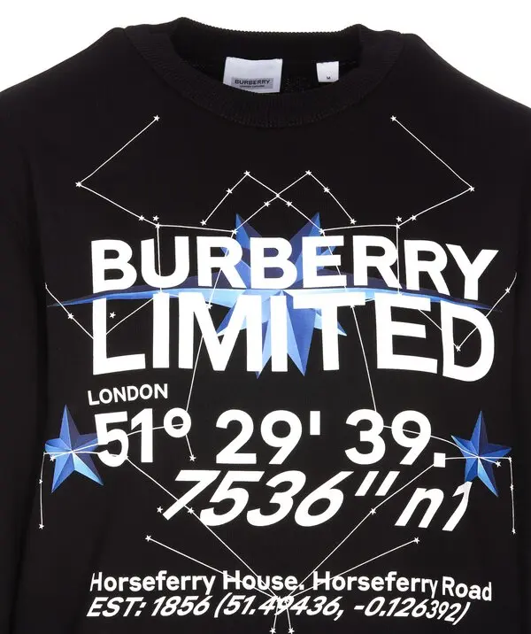 Burberry Printed Logo Long Sleeve Sweatshirt