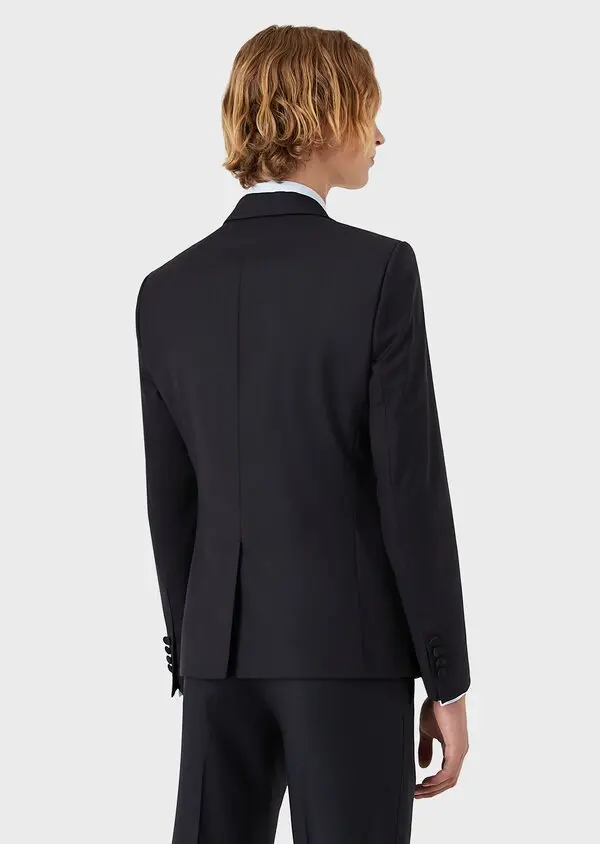 Emporio Armani Single-breasted Wool Blazer