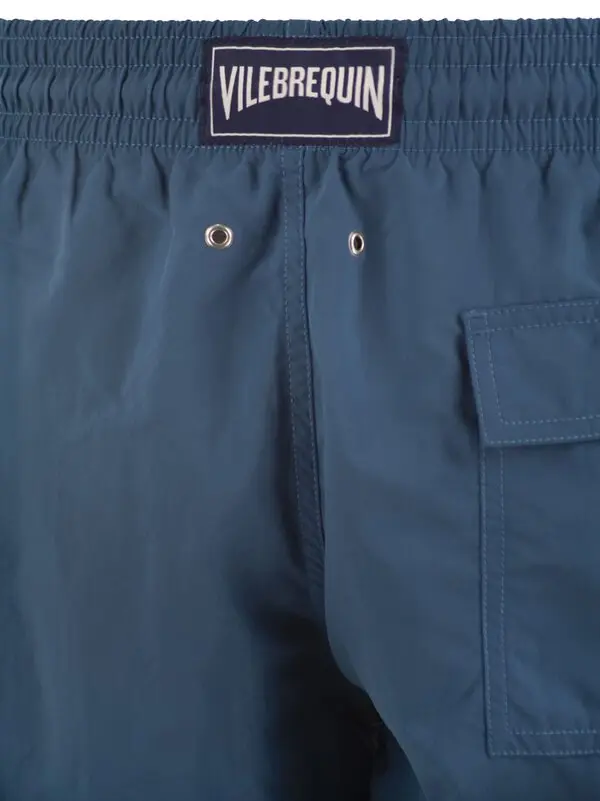 Vilebrequin Elasticated Waist Swimming Trunks With Flap Back Pockets