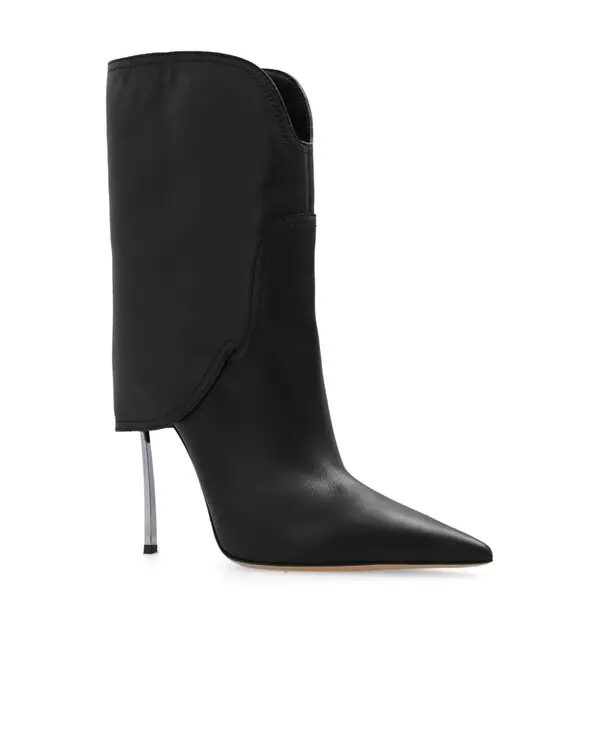 Casadei Pointed Toe High Heel Ankle Boots