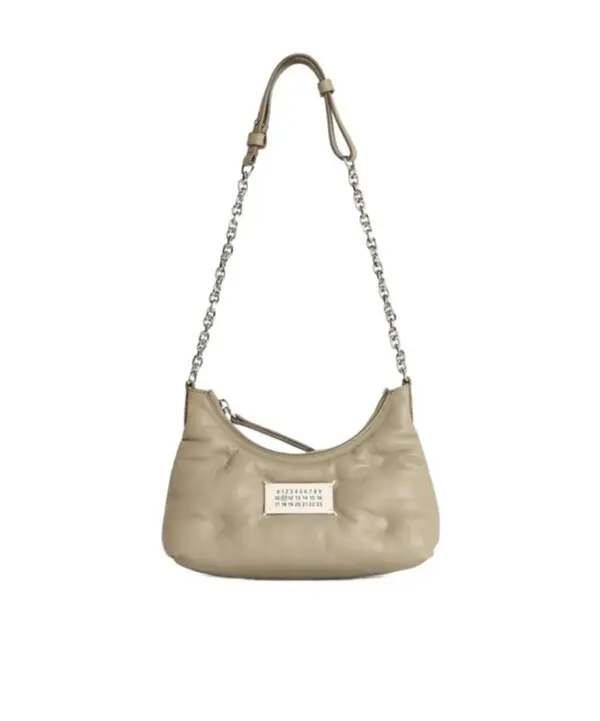 MAISON MARGIELA Glam Slam Zipped Micro Shoulder Bag - Nude