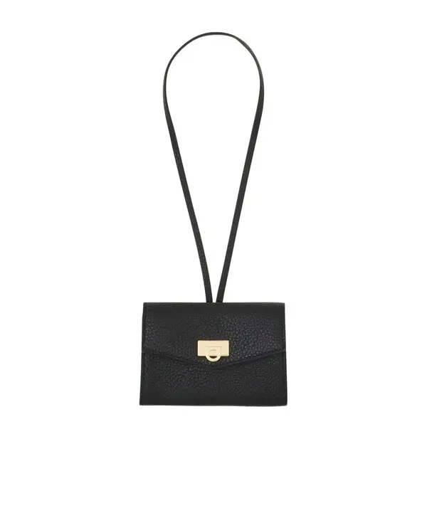 FERRAGAMO Card Holder Charm - Black