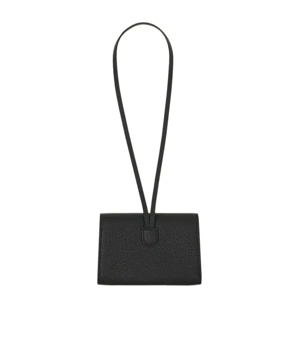 FERRAGAMO Card Holder Charm - Black