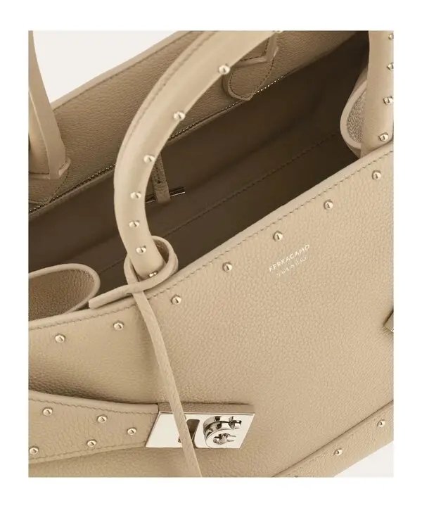 FERRAGAMO Hug Handbag With Studs