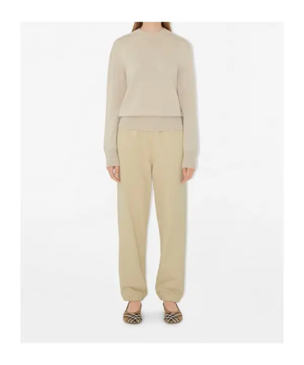 Burberry Checked Patch Track Pants