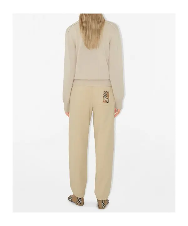 Burberry Checked Patch Track Pants