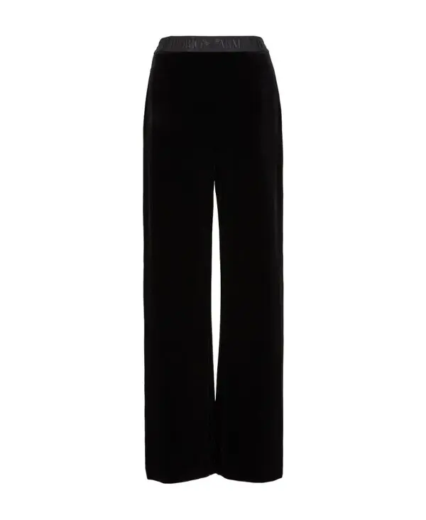 Emporio Armani Logo Lace Casual Pants