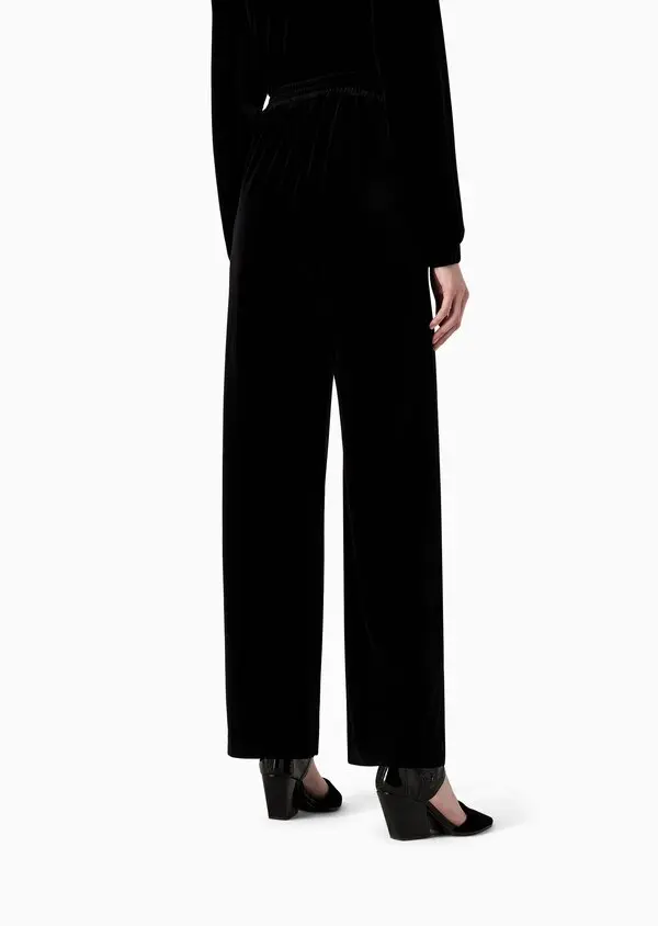 Emporio Armani Logo Lace Casual Pants
