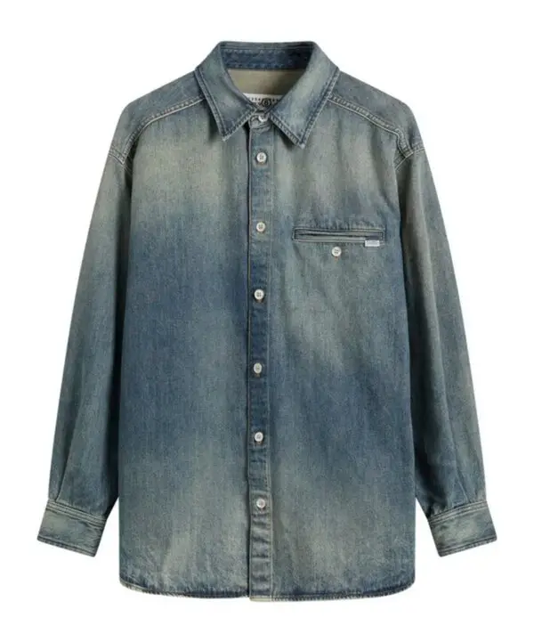 MAISON MARGIELA Long-sleeved Denim Shirt