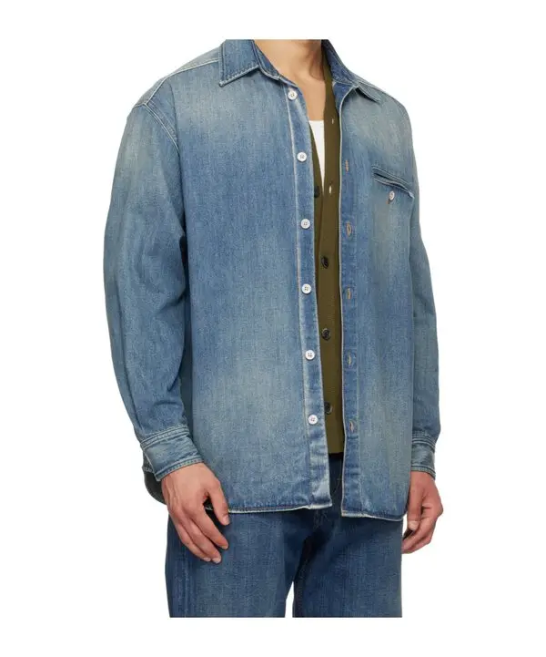 MAISON MARGIELA Long-sleeved Denim Shirt